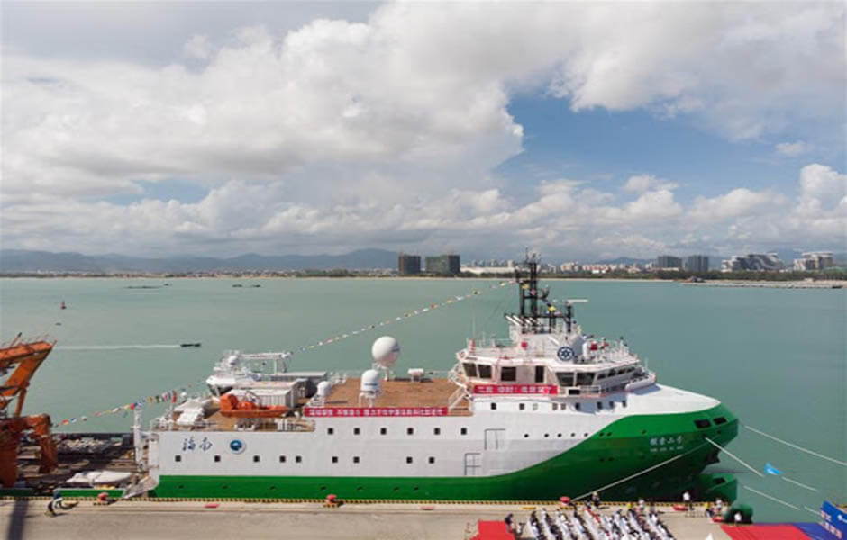 The exploration No 2 ship Sanya is officially listed in the Chinese ...
