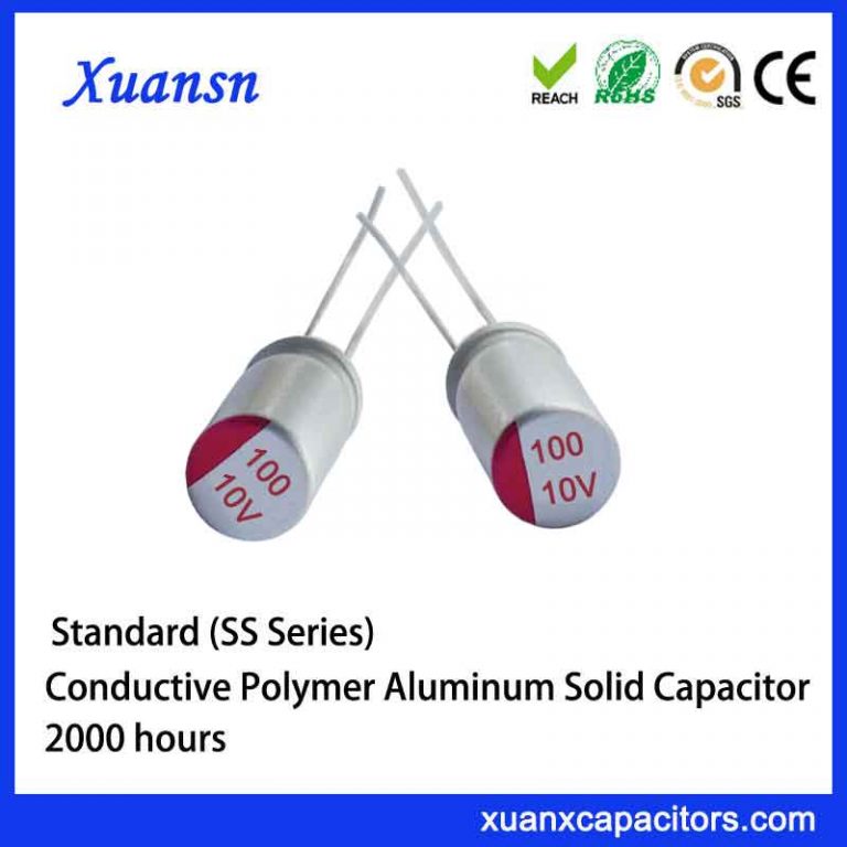 Sale solid electrolytic capacitor 100uf 10v for switching power supply