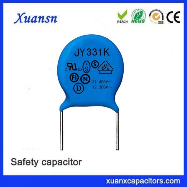 AC safety capacitor 331K 300VAC manufacturer