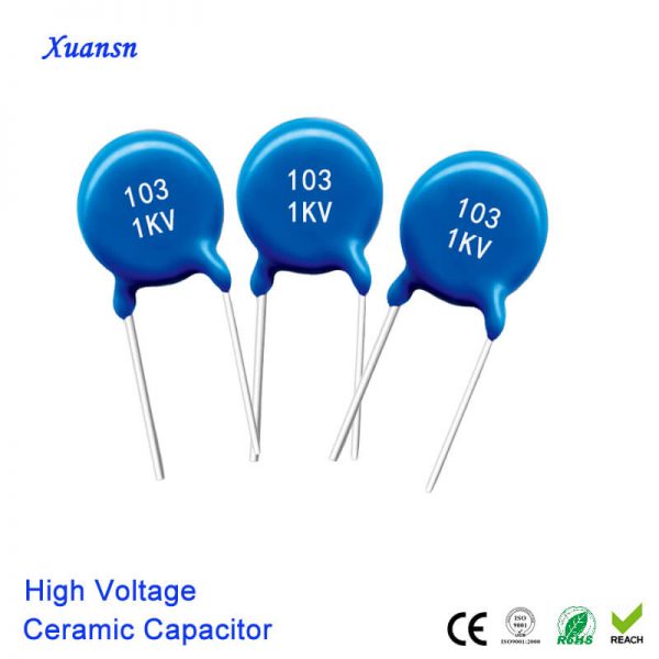 103 1KV Ceramic Capacitor Y5V High Voltage Radial blue shell - Xuansn ...