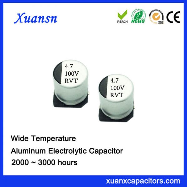 Customized 4.7UF 100V SMD Capacitor