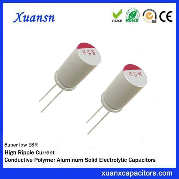 Solid Capacitor 680uf 6.3v radial type vendor XUANSN - Xuansn Capacitor