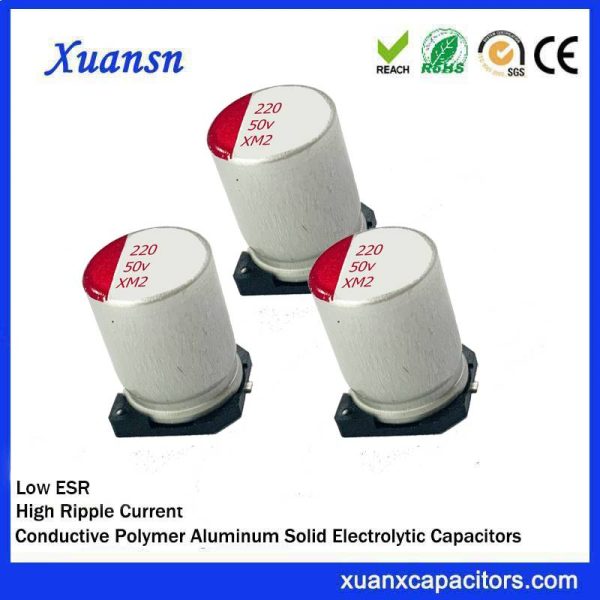 Capacitor 220uf 50v SMD type high ripple supplier - Xuansn Capacitor