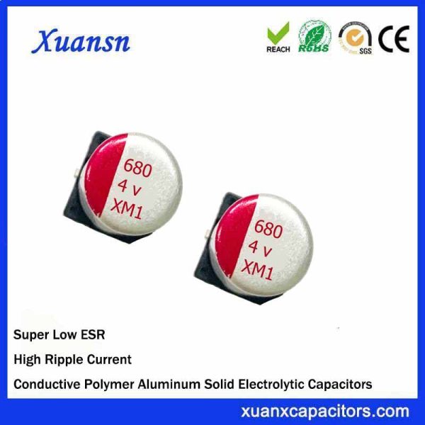 Capacitor 680uf 4v SMD type manufacturing vendor - Xuansn Capacitor