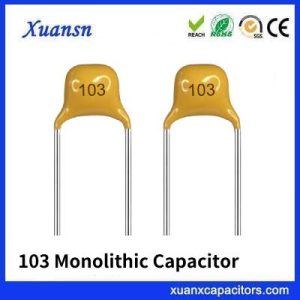 103 Monolithic Capacitor 50V 0.01UF Radial Ceramic bulk - Xuansn Capacitor