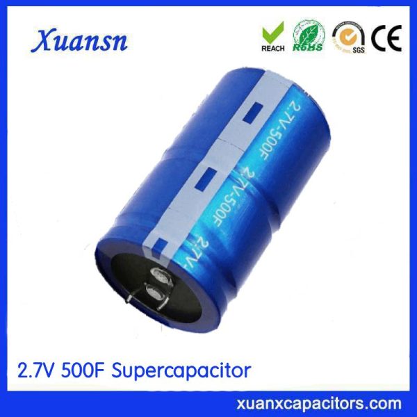 2.7V 500F SuperCapacitor Long Life Use For Energy Storage - Xuansn Capacitor